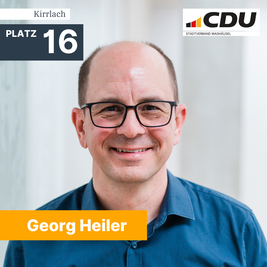 Georg Heiler – CDU Waghäusel