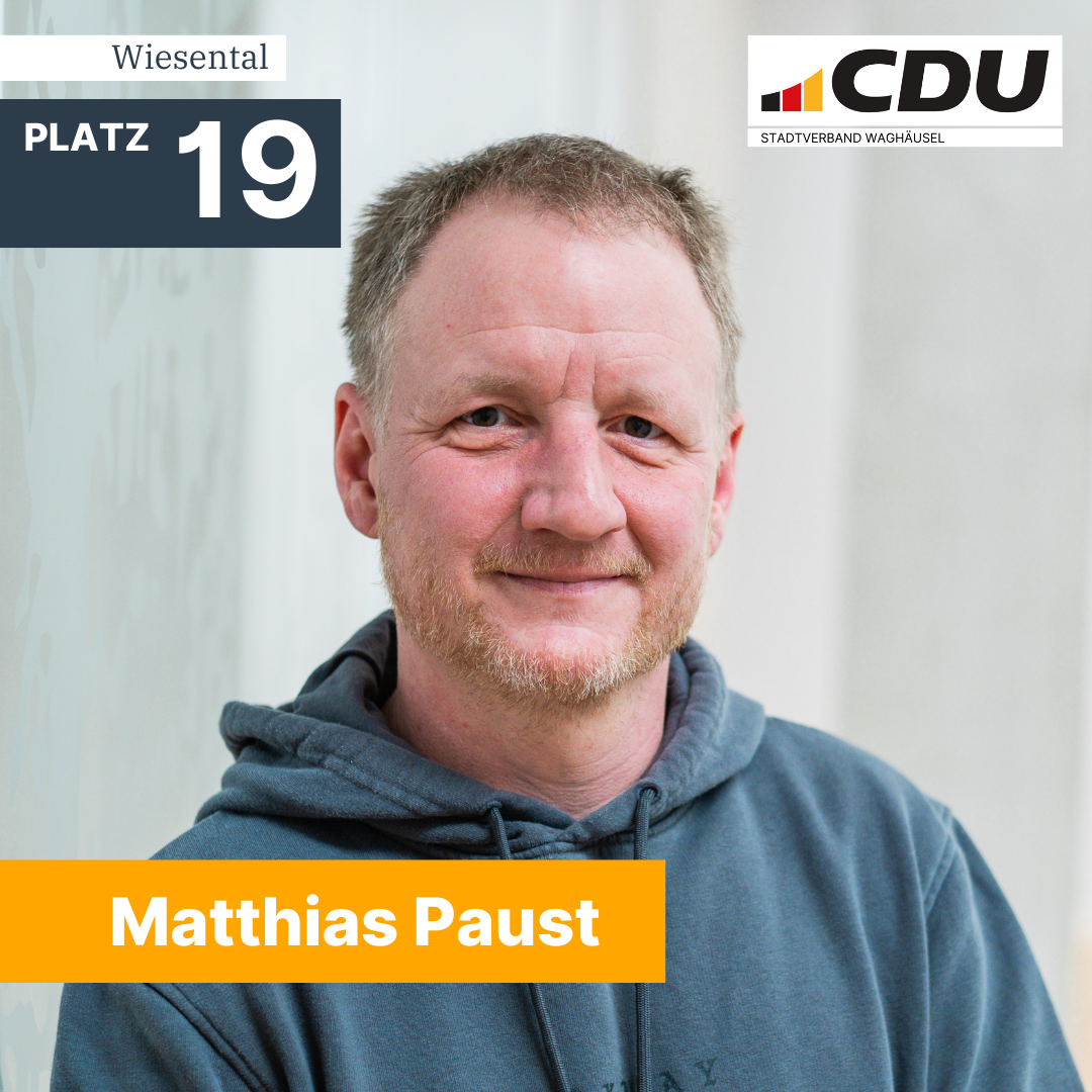 Matthias Paust – CDU Waghäusel